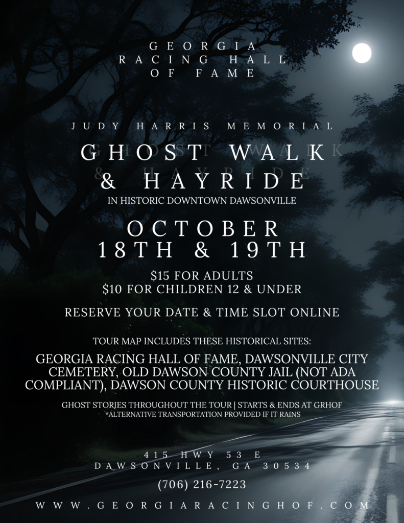 Ghosts of Racing and Ghost Walk - Georgia Racing HOF